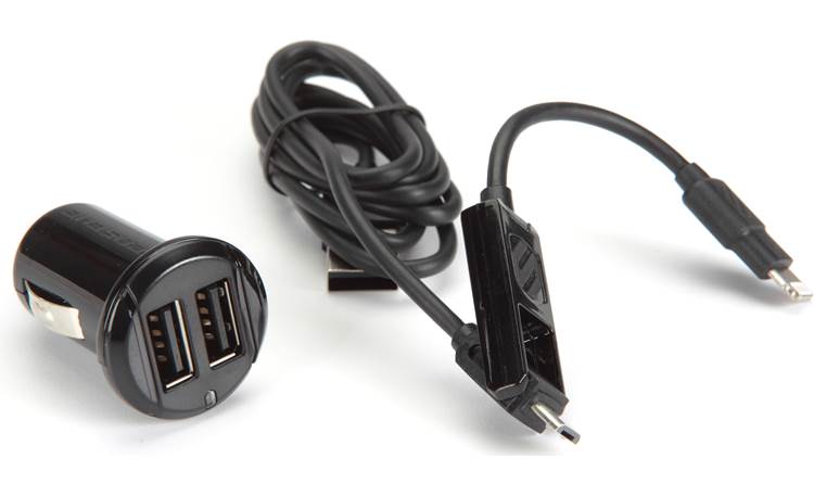 Scosche StrikeDrive Pro 12W + 12W Dual 12-watt charger with adapter for ...