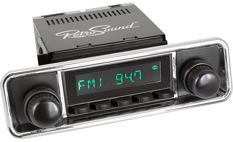 RetroSound 507-36-96 Faceplate and Knob Kit (Black faceplate with black ...