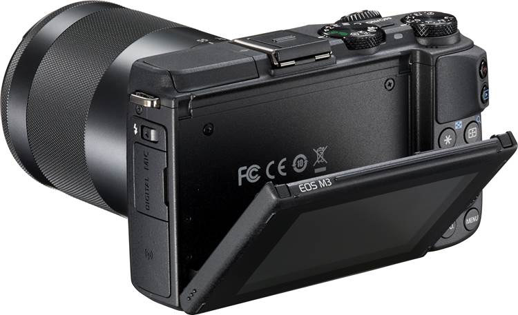 Canon EOS M3 Two Lens Kit 24-megapixel mirrorless camera with 18-55mm ...