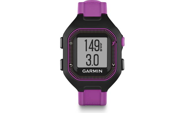 Garmin Forerunner 25 (Black/Purple - Small) GPS running watch at ...