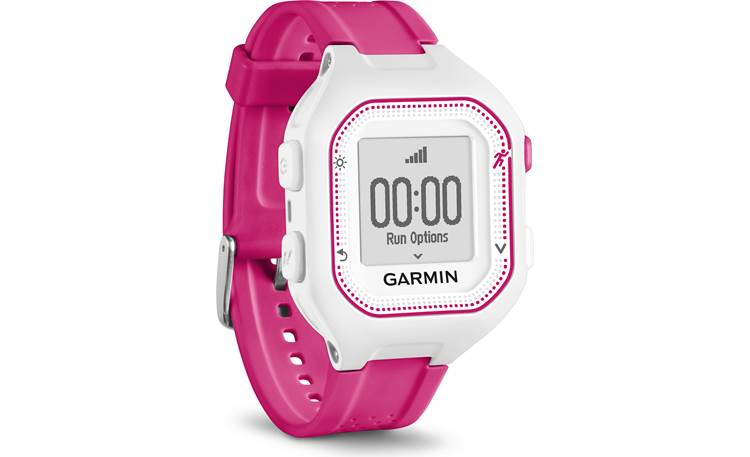 Garmin Forerunner 25 (White/Pink - Small) GPS running watch at Crutchfield