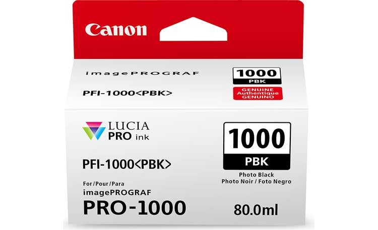 Canon PFI-1000(PBK) Photo black ink tank for imagePROGRAF PRO-1000 Canon printer at Crutchfield