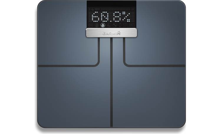 Garmin Index™ Smart Scale (Black) Connected smart scale at Crutchfield