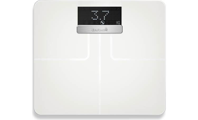 Garmin Index™ Smart Scale (White) Connected smart scale at Crutchfield