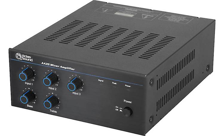 Atlas AA35 3-input mixer/amplifier — 35 watts RMS x 1 at Crutchfield