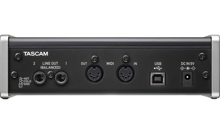 Tascam US-2x2 USB 2.0 and iPad®/iPhone® recording interface at Crutchfield