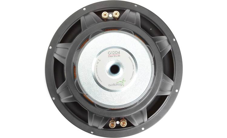 Audiofrog G12D4 G Series 12" dual 4-ohm component subwoofer at Crutchfield