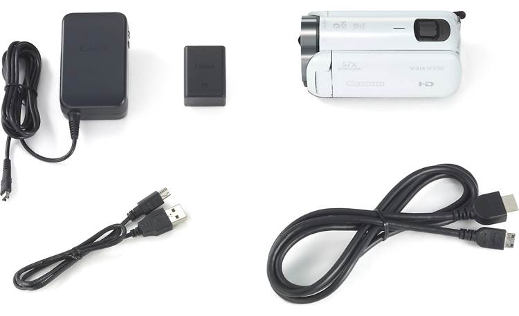 Canon VIXIA HF R700 (White) HD camcorder with 32X optical zoom at ...