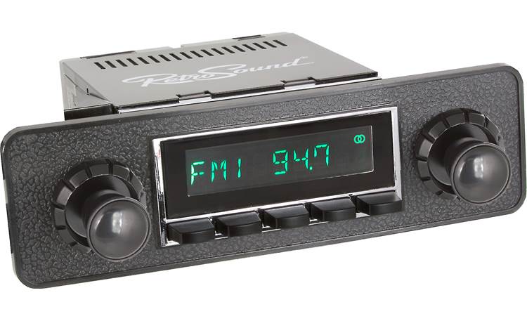 RetroSound 402-38-98 Faceplate and Knob Kit (Black faceplate with black ...