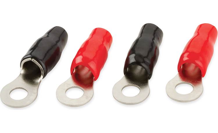 EFX Crimp-on Ring Terminals (2 pair, 4-ga. 5/16" hole) For amplifier ...