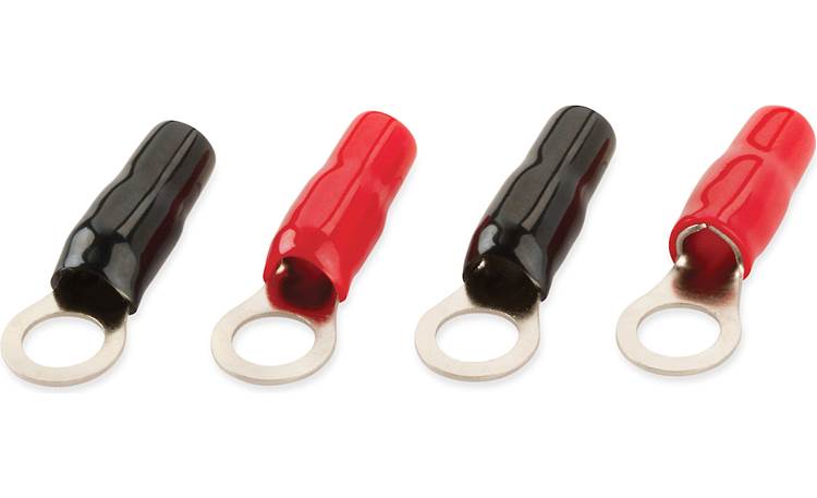 EFX Crimp-on Ring Terminals (2 pair, 8-ga. 5/16" hole) For amplifier ...