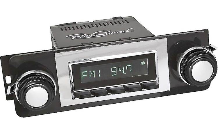 RetroSound 219-23-73 Faceplate and Knob Kit (Black faceplate with black ...