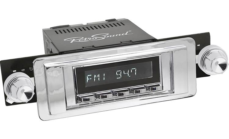 RetroSound 102-11-72 Faceplate and Knob Kit (Chrome faceplate, chrome ...