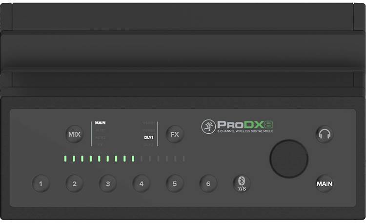 Mackie ProDX8 8-channel digital mixer with Bluetooth® control at ...