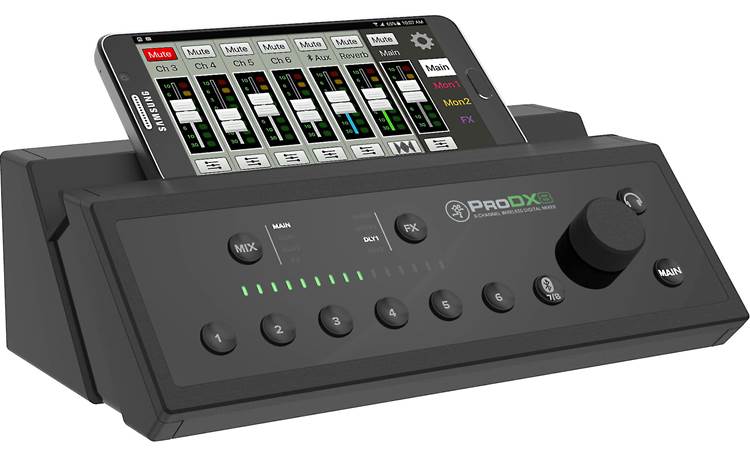 Mackie ProDX8 8-channel digital mixer with Bluetooth® control at Crutchfield