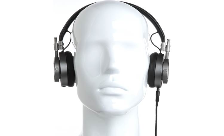 Master & Dynamic MH30 (Gunmetal/Black Leather) On-ear headphones with ...