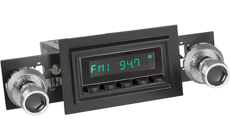 RetroSound 221-54-78 Faceplate and Knob Kit (Black bezel with chrome ...