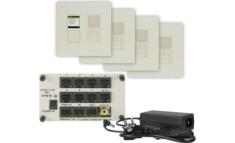 On-Q Selective Call Four-location Intercom Kit (Light Almond) at ...