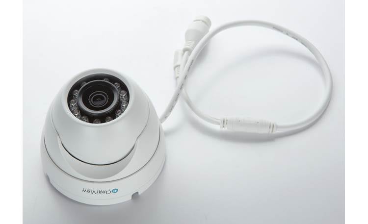 ClearView IP-82A Weatherproof HD mini dome camera with 100-foot night ...