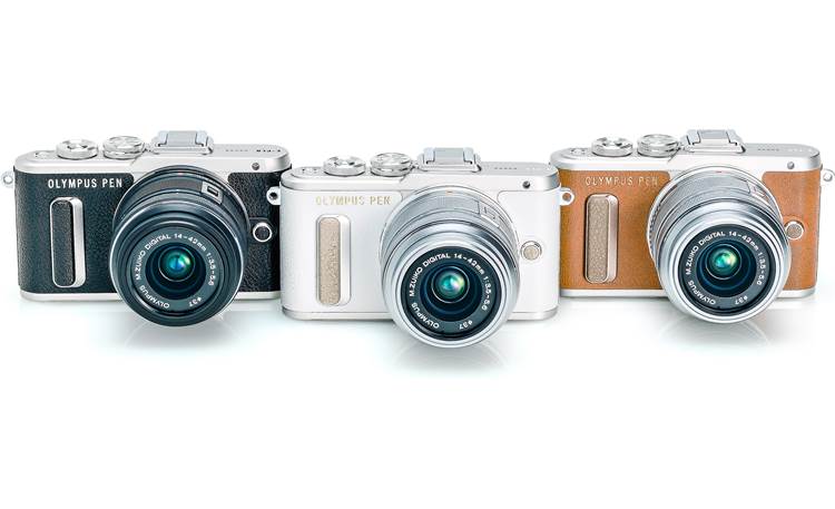 Olympus PEN E-PL8 Kit (White) 16.1-megapixel mirrorless camera with Wi ...