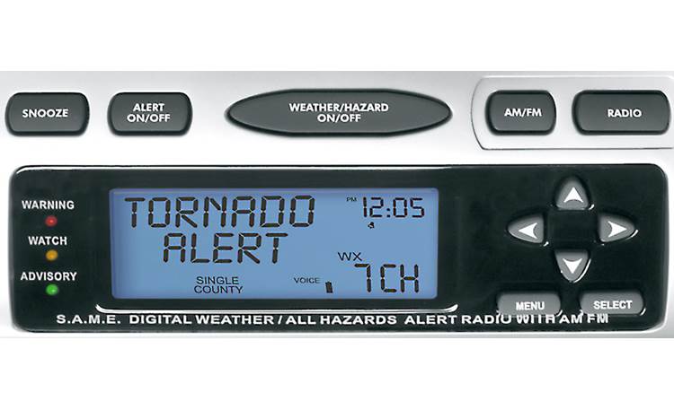 Midland WR300 AM/FM weather alert radio at Crutchfield