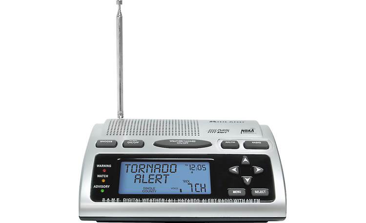 Midland WR300 AM/FM weather alert radio at Crutchfield