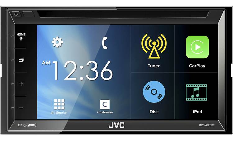 JVC Arsenal KW-V820BT DVD receiver at Crutchfield
