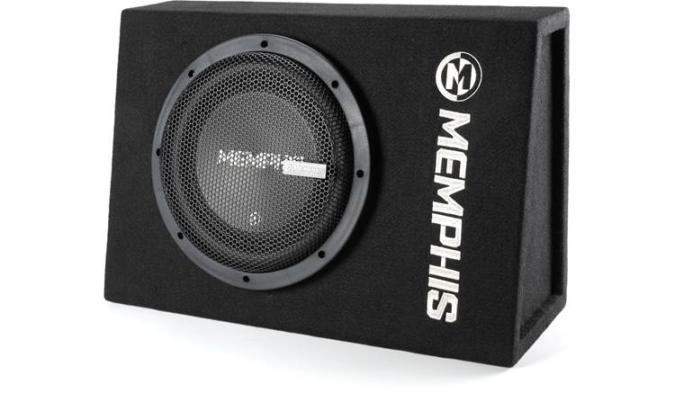 Memphis Audio CSA110E 10" subwoofer in sealed enclosure at Crutchfield