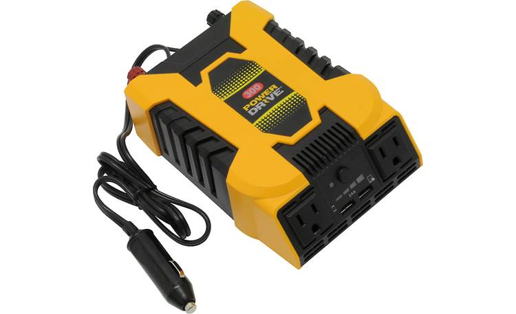 PowerDrive PD300 DC to AC power inverter with 300-watt continuous power ...