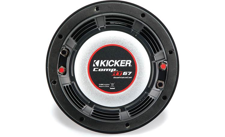 Kicker CompRT 43CWRT671 CompRT shallow-mount 6-3/4" subwoofer with dual ...