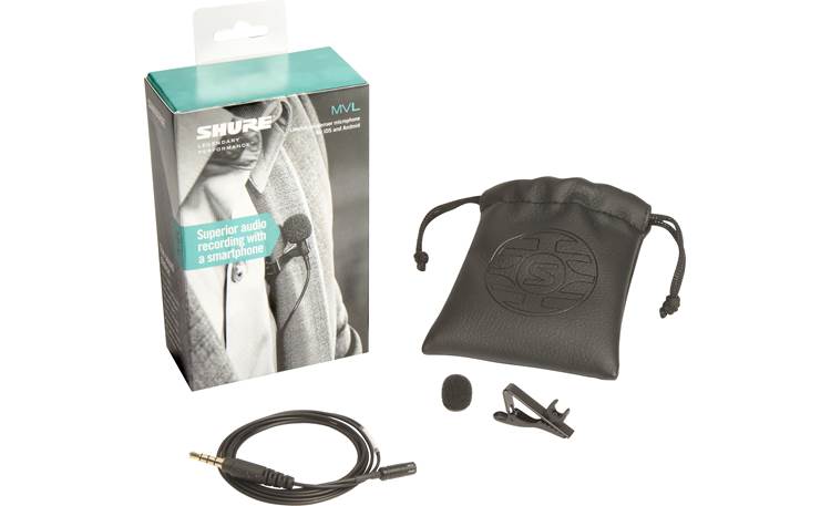 Shure MVL Small-diaphragm omnidirectional condenser lavalier microphone ...