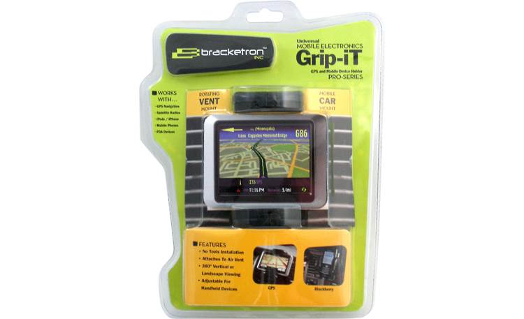 Bracketron PHV202BL Grip-iT GPS and smart device vent mount at Crutchfield