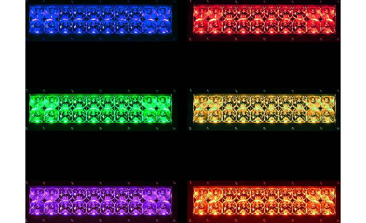 Rogue 4 S6-RGB-C (White) 6" Sigma Series RGB full-range light bar at ...