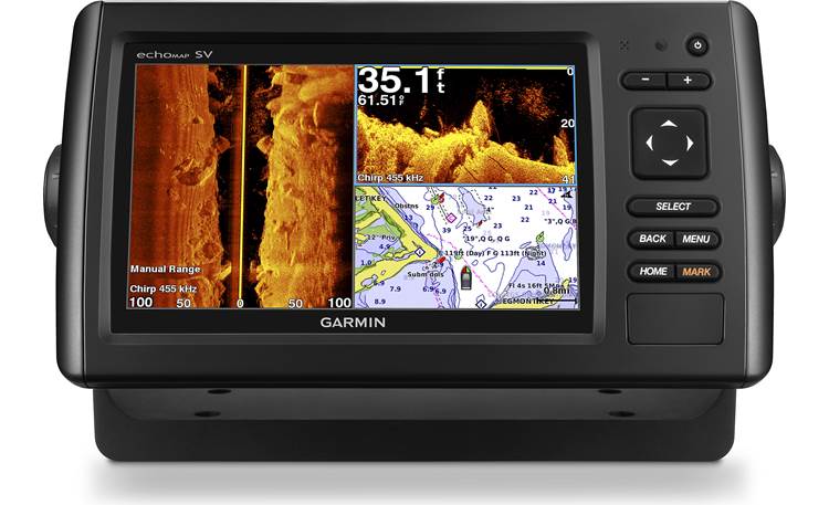 Garmin echoMAP CHIRP 74sv 7" chartplotter with CHIRP SideVü and DownVü ...
