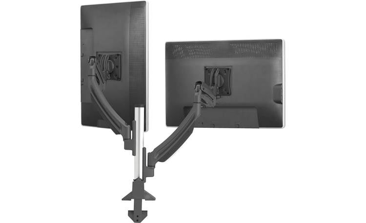 Chief Kontour™ K1C220 (Black) Height-adjustable desk mount for two 10 ...