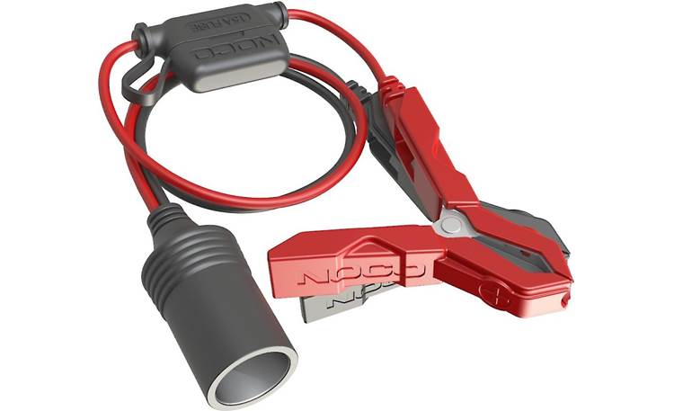 NOCO GC017 12-volt plug with battery clamps at Crutchfield