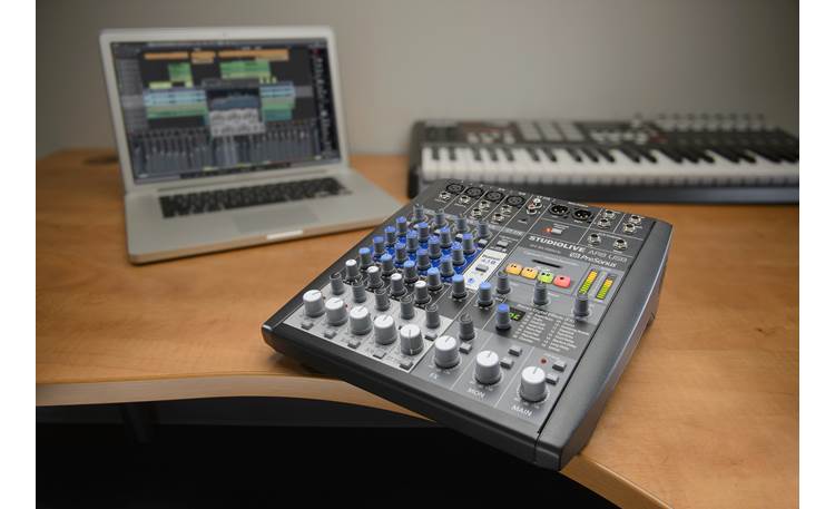 PreSonus StudioLive AR8 USB 8-channel mixer with multi-track digital recording at Crutchfield