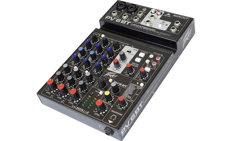 Peavey PV® 6 BT 6-channel mixer with USB interface, digital effects ...