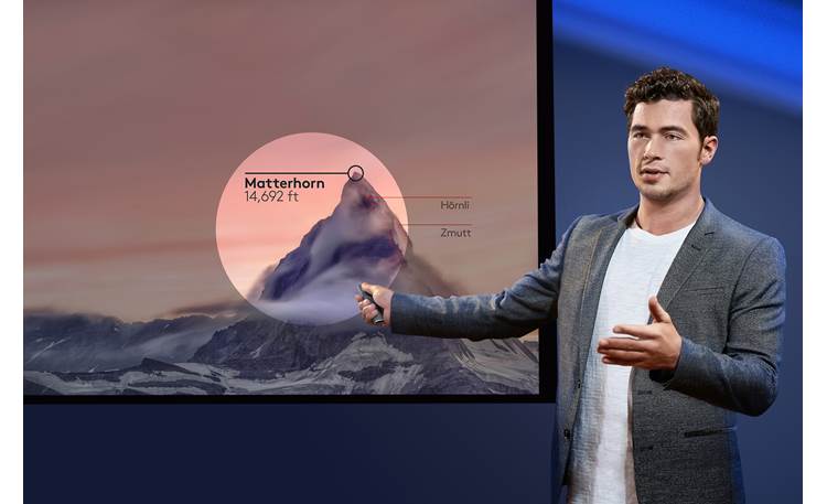 Logitech® Spotlight Handheld presentation remote for meetings, lectures ...