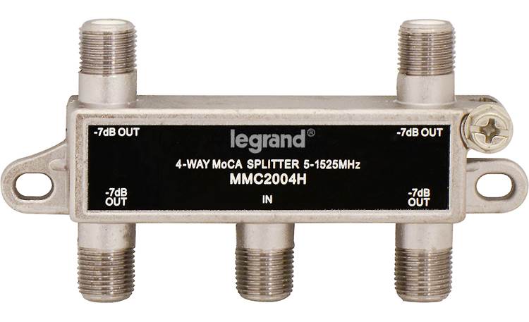 On-Q VM2204V1 4-Way Splitter 1-in/4-out MoCA-compatible RF splitter at ...