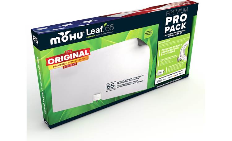 Mohu Leaf Pro Amplified multi-directional indoor TV antenna at Crutchfield