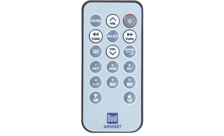 Dual AM505BT Marine digital media receiver with built-in Class D amp ...