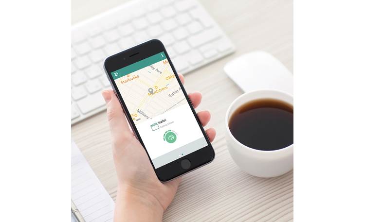 TrackR bravo (Blue) Compact tracking device at Crutchfield