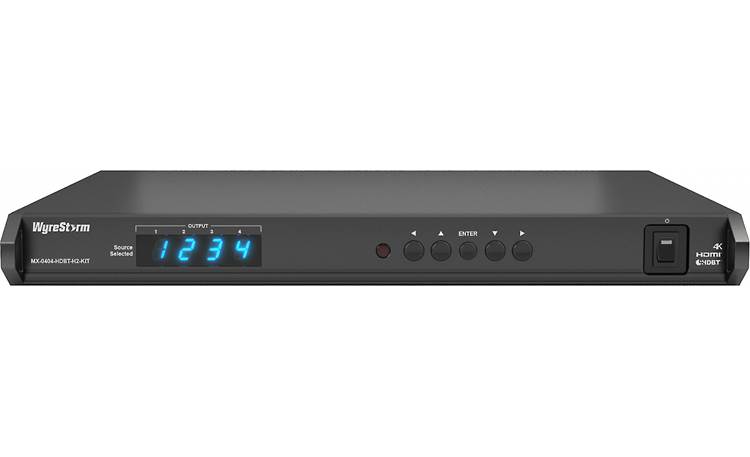 WyreStorm HDBaseT™ MX-0404-HDBT-H2-KIT 4-in/4-out HDMI matrix switcher with 4 HDMI-over-Ethernet ...