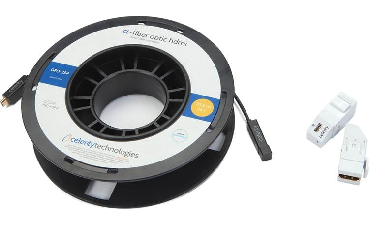 Celerity Technologies Detachable Fiber Optic HDMI Cable (100 feet) High-speed fiber optic HDMI ...