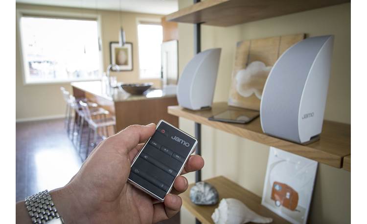 Jamo DS5 (White) Powered stereo speaker system with Bluetooth® at ...