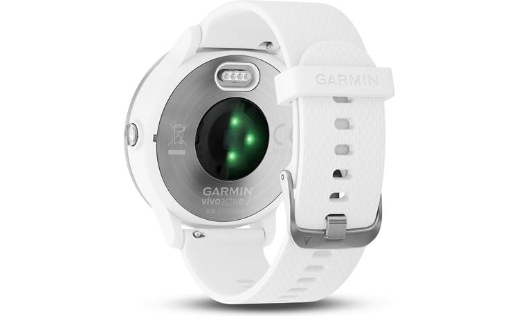 Garmin vivoactive 3 (White and Stainless) GPS smartwatch with wrist ...