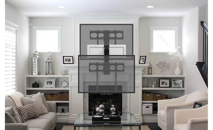 MantelMount MM540 Pull-down tilt and swivel wall mount for TVs 44"-80 ...