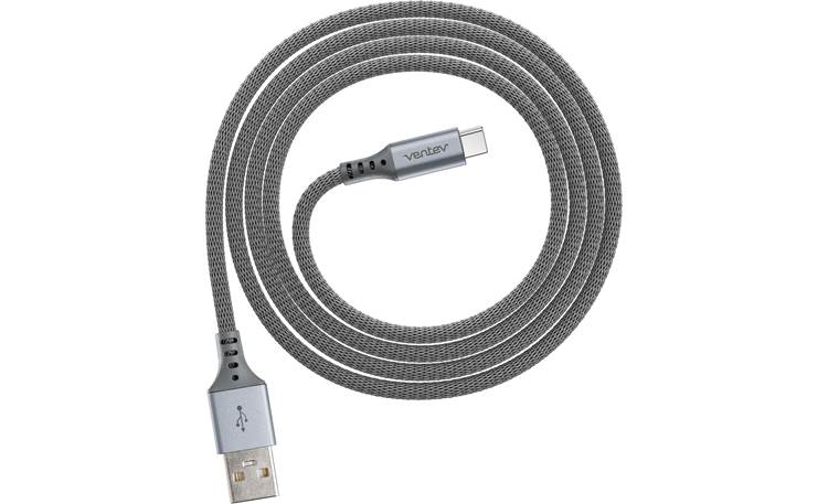 Ventev chargesync alloy (Steel Gray, 4-foot) Type-A USB to USB-C 2.0 ...