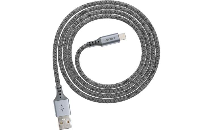 Ventev chargesync alloy (Steel Gray, 4-foot) Lightning™ to Type-A USB cable at Crutchfield
